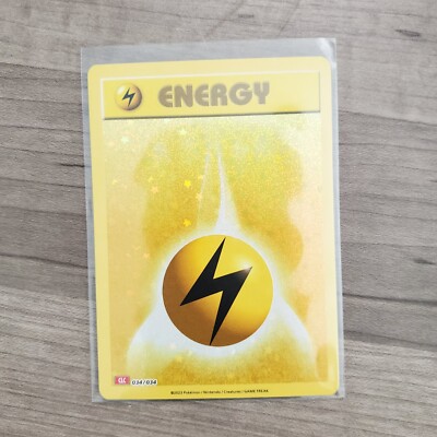 Lightning Energy CLC 034/034 NM English Pokemon Card TCG Classic ...