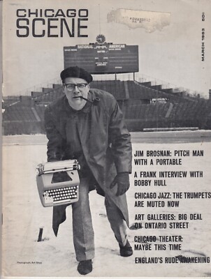 1963 Chicago Scene Magazine - Jim Brosnan Pitch Man Cover and Porsche ...