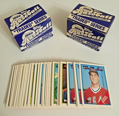 1988 Topps Traded Baseball Cards Complete Your Set U-Pick (#'s 1T-132T ...
