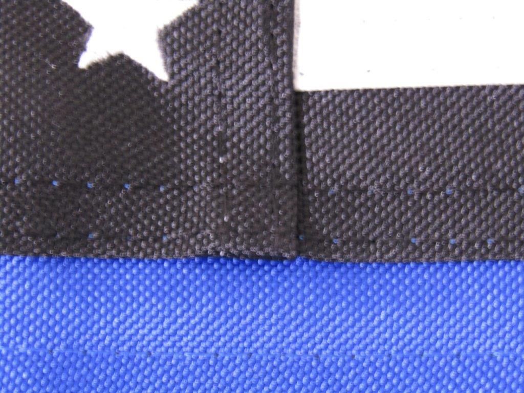 12x18 Embroidered USA Thin Blue Line 600D Nylon Sleeved Garden Flag 12 ...