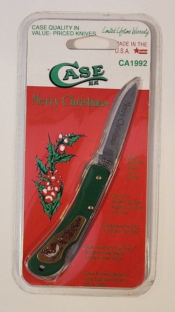 Case XX Ca1992 Merry Christmas Knife 059lss MINT and in Clampack for sale online | eBay
