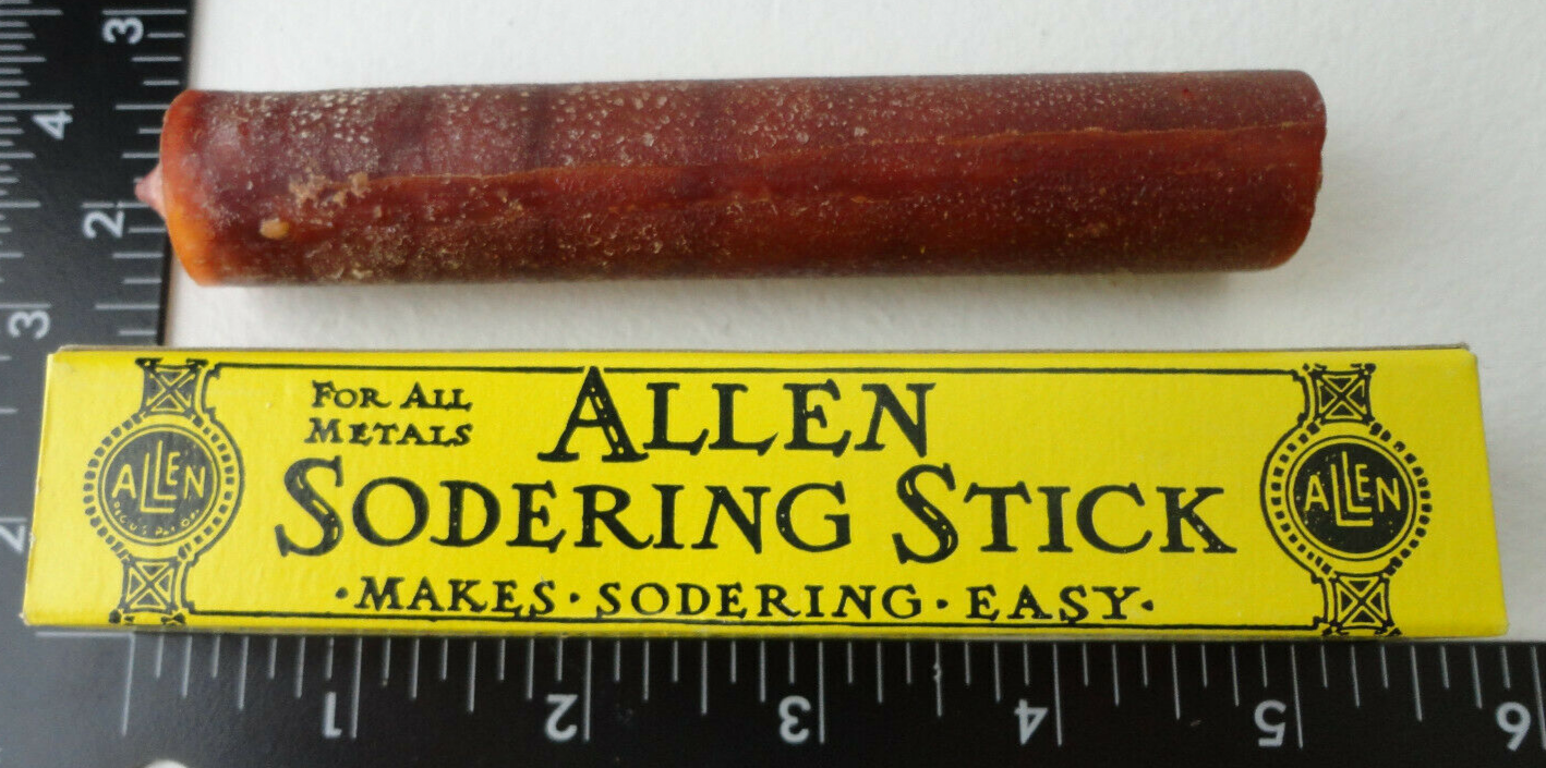 Vintage, Poss Antique Allen "Sodering" (Soldering) Stick In Box - B-600 ...