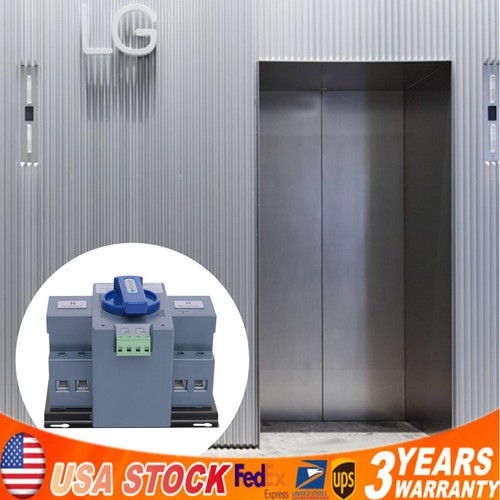 63A 2P Dual Power Auto Transfer Switch Mini CB Level AC-33iB Self Cast ...