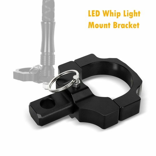 UTV ATV Mounting Bracket For LED Whip Light Bar Fit 1.75" to 2" Rollbar ...