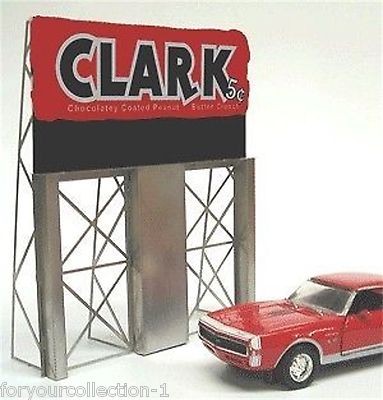 Miller's Clark Bar Animated Neon Sign O/HO Scale Miller Engineering ...