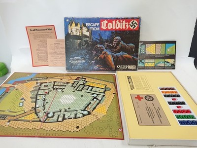 Vintage Escape from Colditz Board Game Parker 1970s Complete Bundle ...