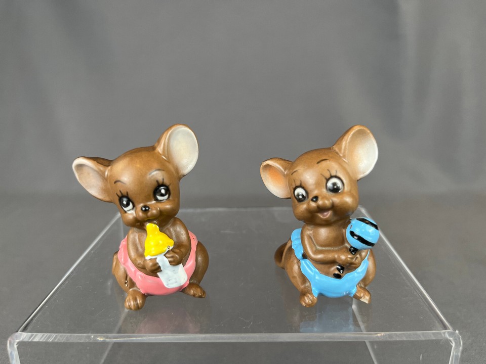 5 Pc Josef Originals MICE MOUSE VILLAGE Assorted Figurines Milky Way ...