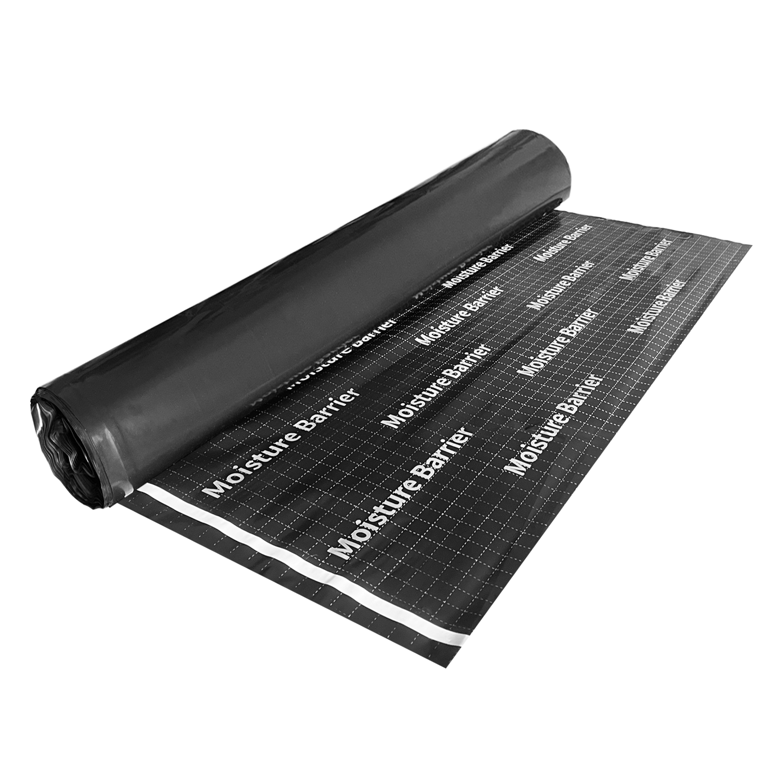 2 Rolls of 6 mil Moisture Barrier Polyethylene Underlay Film 4' x 250 ...