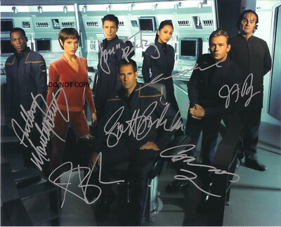 STAR TREK ENTERPRISE - CAST SIGNED Autographed Signed 8x10 Reprint ...