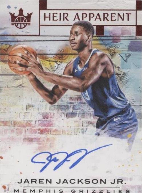 2018-19 Panini Court Kings - Heir Apparent Autographs Jaren Jackson Jr ...