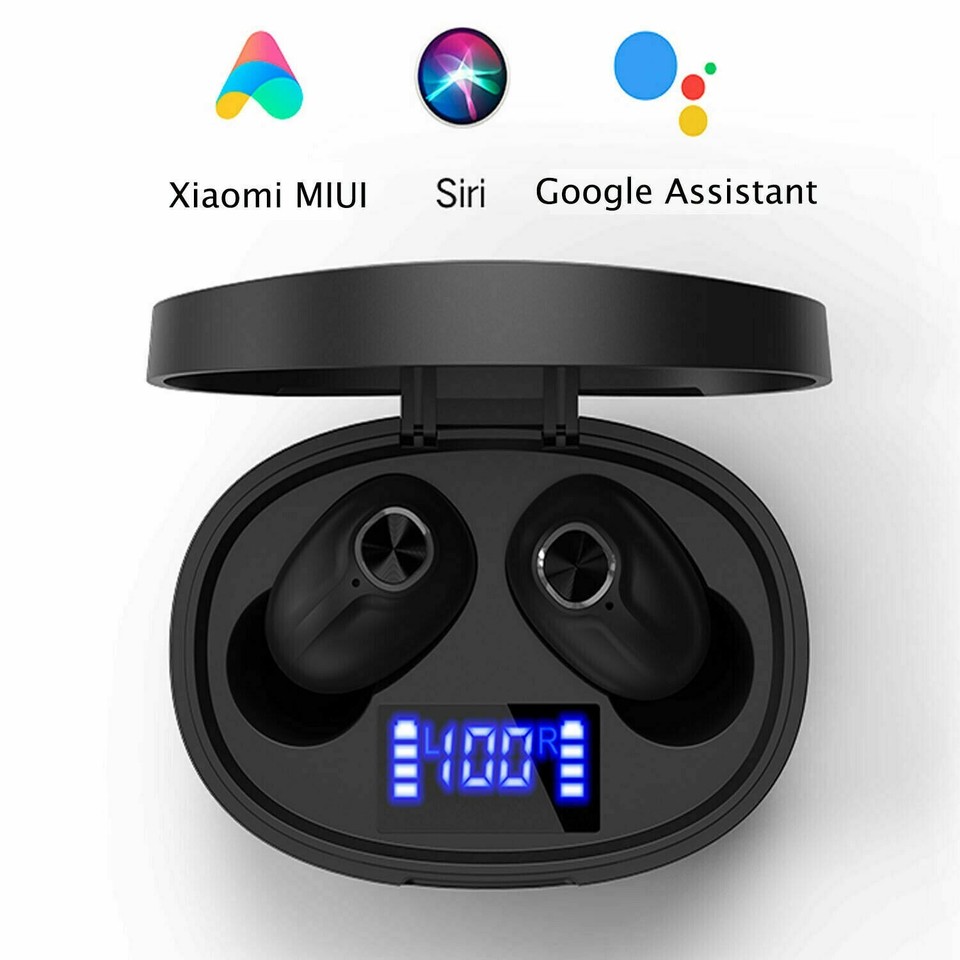 TWS Bluetooth Earbuds Waterproof Bluetooth 5.1 Headset Noise Cancelling ...