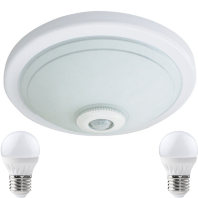 Fluorescent Ceiling Lights With Motion Sensor 9W Cool White