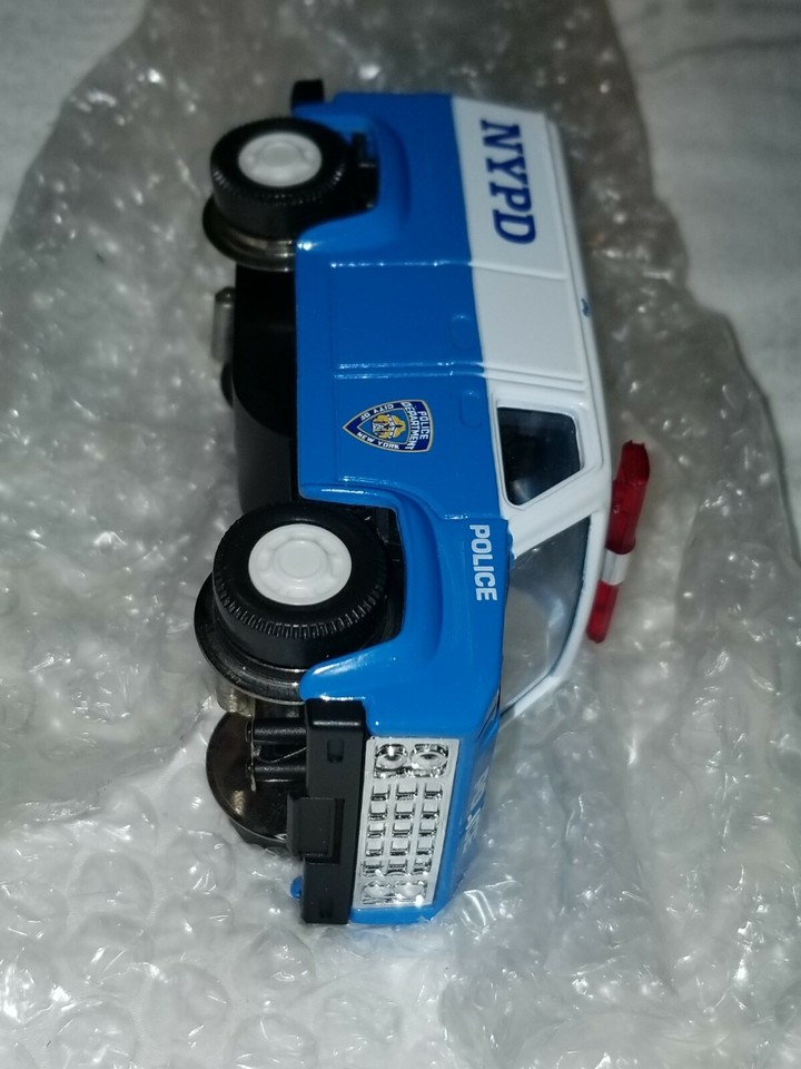 K-Line NYPD Police Van Motorized Railroad Blue O Scale VERY RARE | eBay