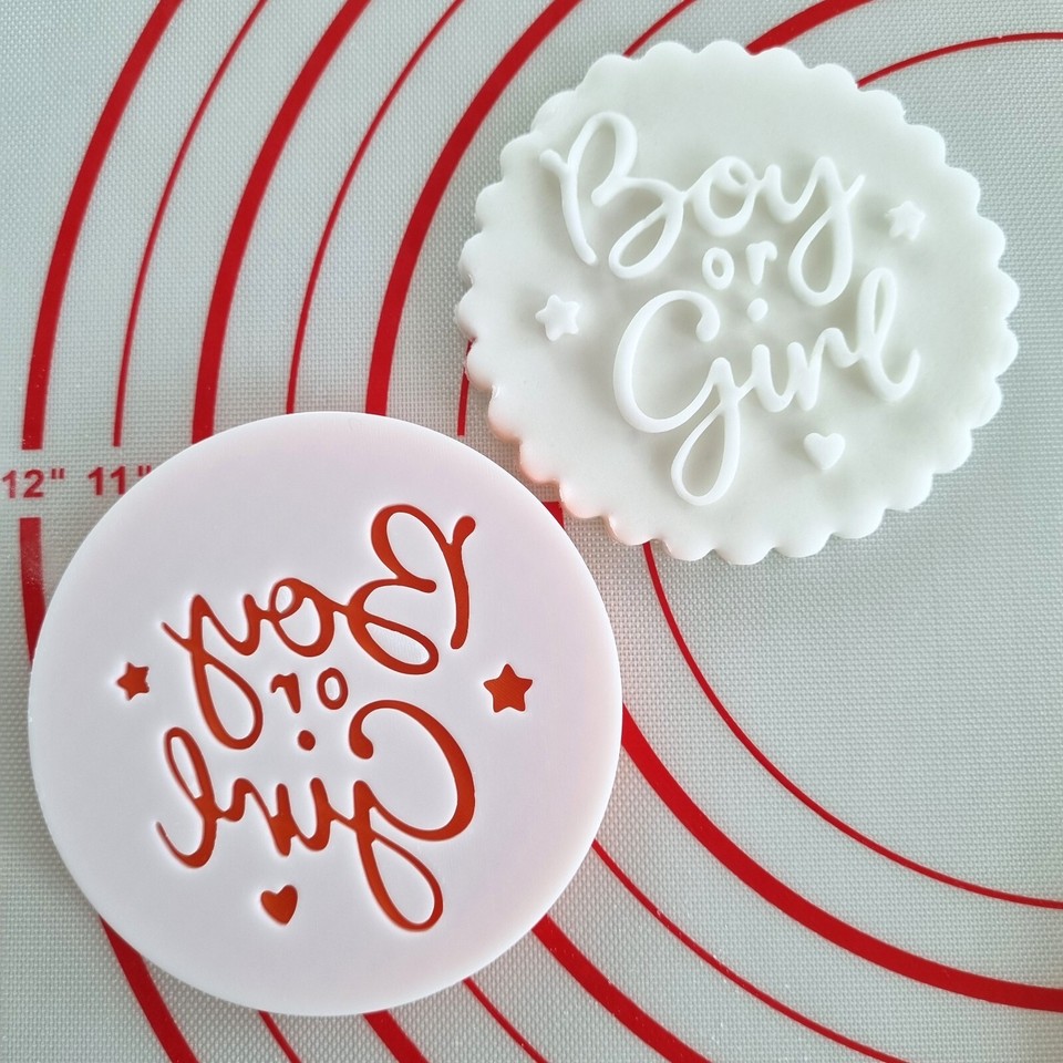 Outbosser Stamp for fondant icing cupcake cake cookie biscuits ...