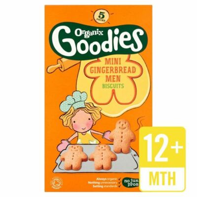 Organix Mini Gingerbread Men Biscuits - 125g (0.28lbs) | eBay