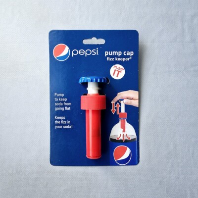 Pepsi Fizz Keeper Pump Cap Lid Modern Logo NEW in Package Soda ...