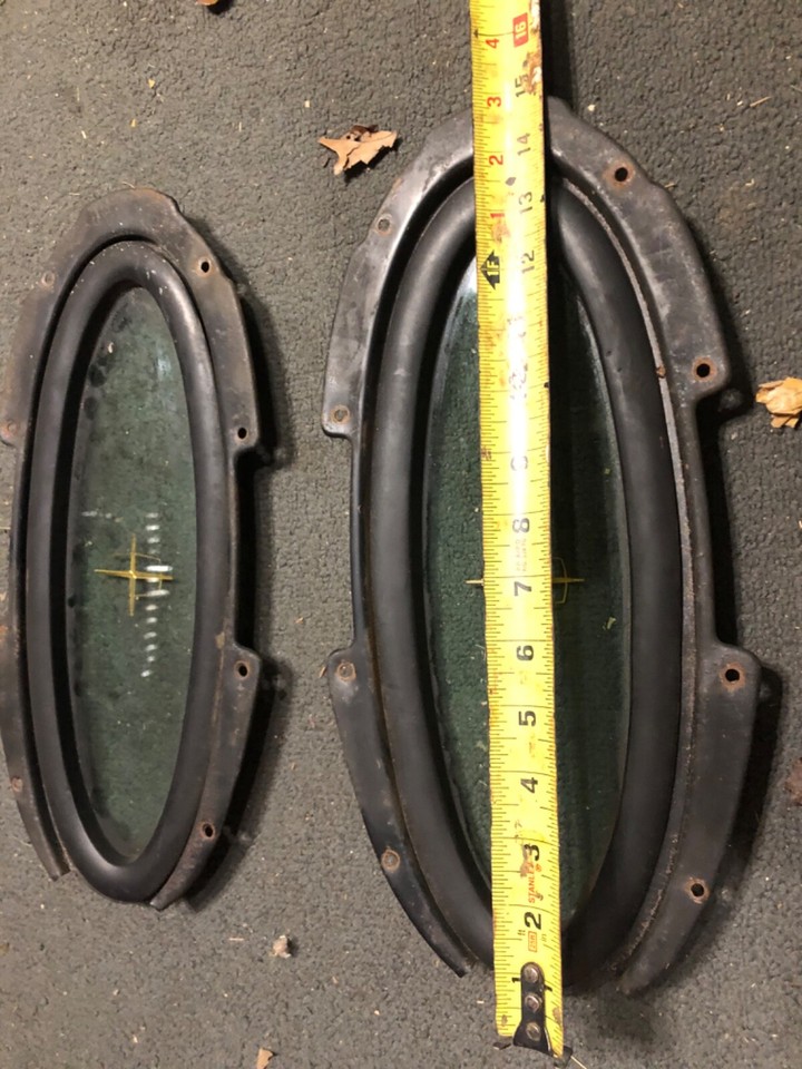 boogie van flat glass porthole windows | eBay