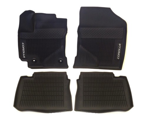 2017-2019 Toyota Corolla Front Black All-Weather Floor Liner Set '17 ...