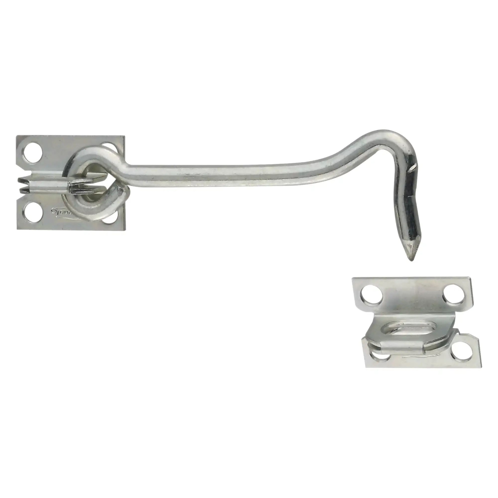 National Hardware N122-275 Gate Hook & Plate Staple 5" Zinc Plated ...
