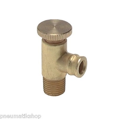 Ablass- und Entlüftungsventil mit Tülle, PN 25, Ventil, Entlüftung ...