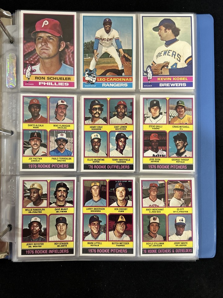 1976 TOPPS BASEBALL COMPLETE SET 660 NM-MT / Mint Beautiful Nolan Ryan ...