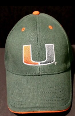 Miami Hurricanes Baseball Hat Cap, HMI, Officially Licensed Collegiate ...