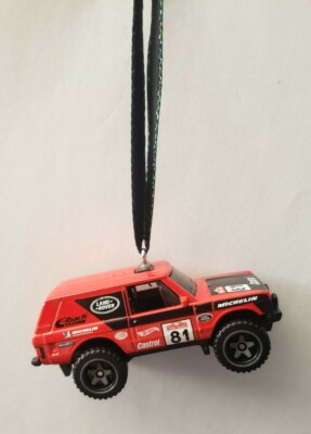 Range Rover Classic Custom Christmas Car Ornament 1/64 Die-cast Red | eBay