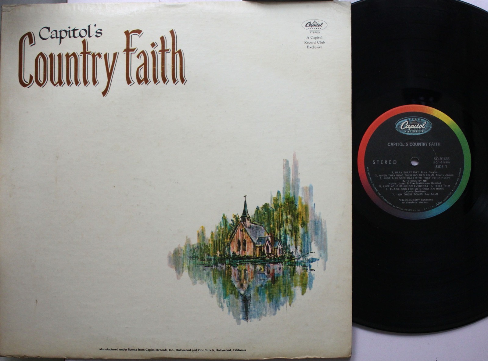 Country Lp Various Artists Capitol'S Country Faith On Capitol | eBay