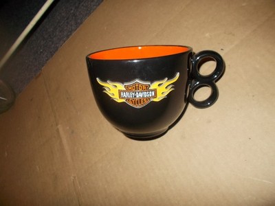 Harley Davidson Motorcycle Hallmark 2005 18 oz Ceramic Coffee Mug Soup ...