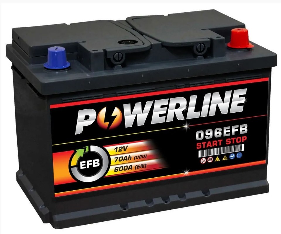 EFB Battery fits VW T-CROSS CC T-ROC BORA CRAFTER Stop Start 096 EFB ...