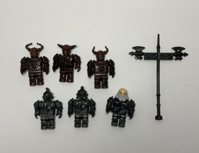 Lot of 6 Mega Bloks Dragons Krystal Wars Mini Figures Knights | eBay