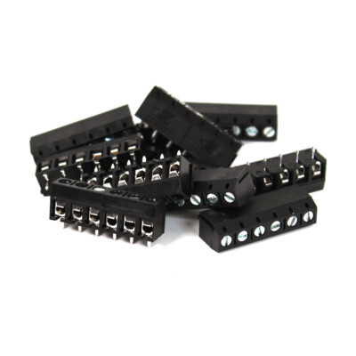 12 Pieces Camdenboss CTB5202-6 Solderable Screw Terminal 6-Pin Pitch 5 ...