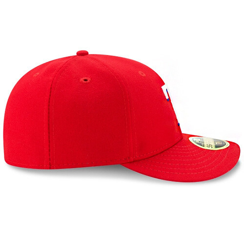 New era Texas Rangers Red Fitted Hat MLB 2017 Authentic Low Profile Cap ...
