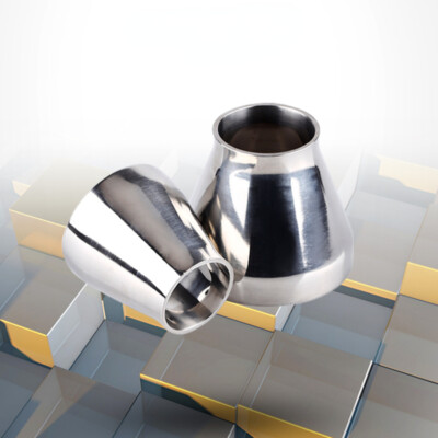 1 X Stainless Steel Pipe Exhaust Reducer Connector Tapered Tube 25-89mm ...