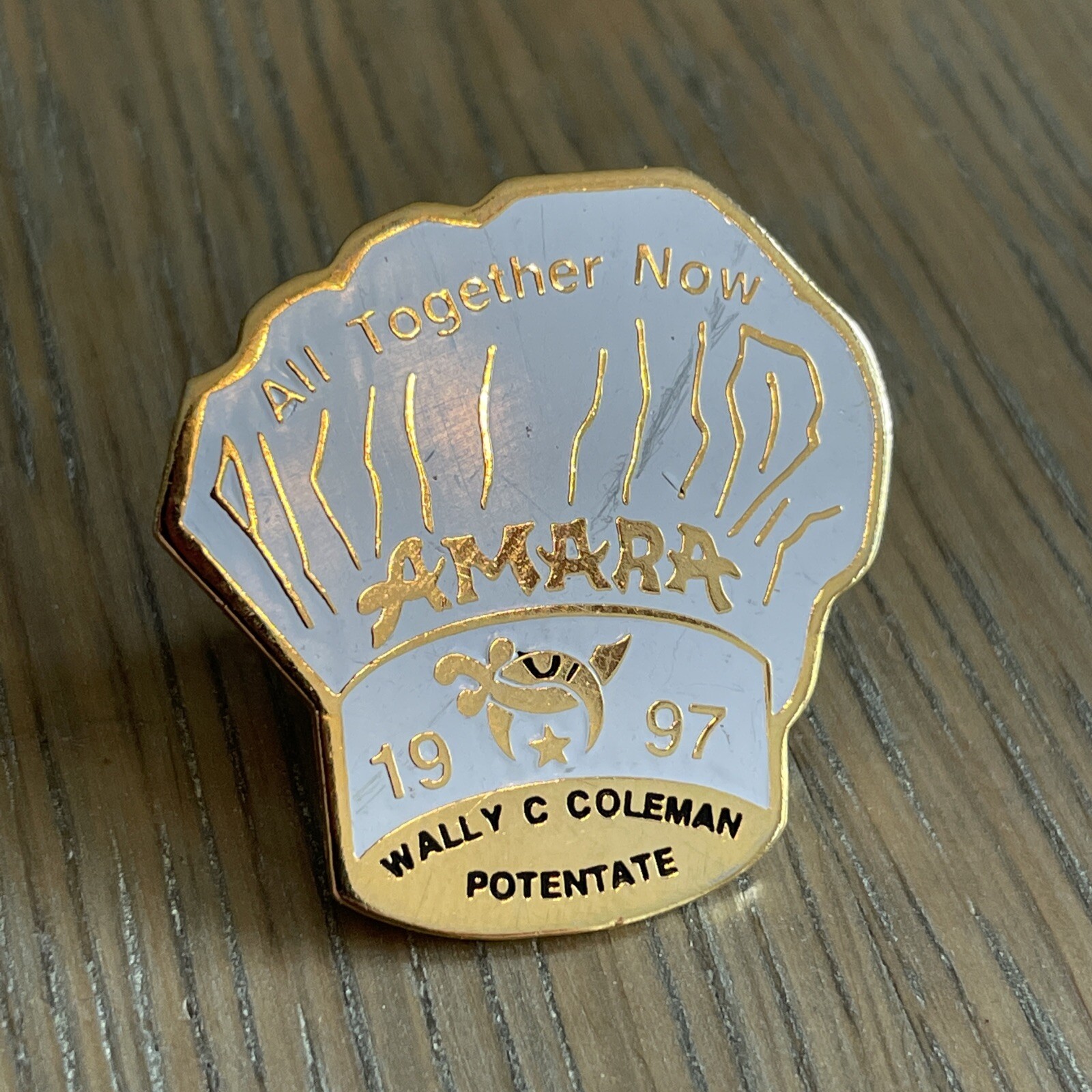 1997 Amara Shriner Shrine Freemason Masonic Wally C. Coleman Snapback ...