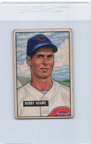 1951 Bowman #288 Bobby Adams Reds VG *DA-B6470 | eBay