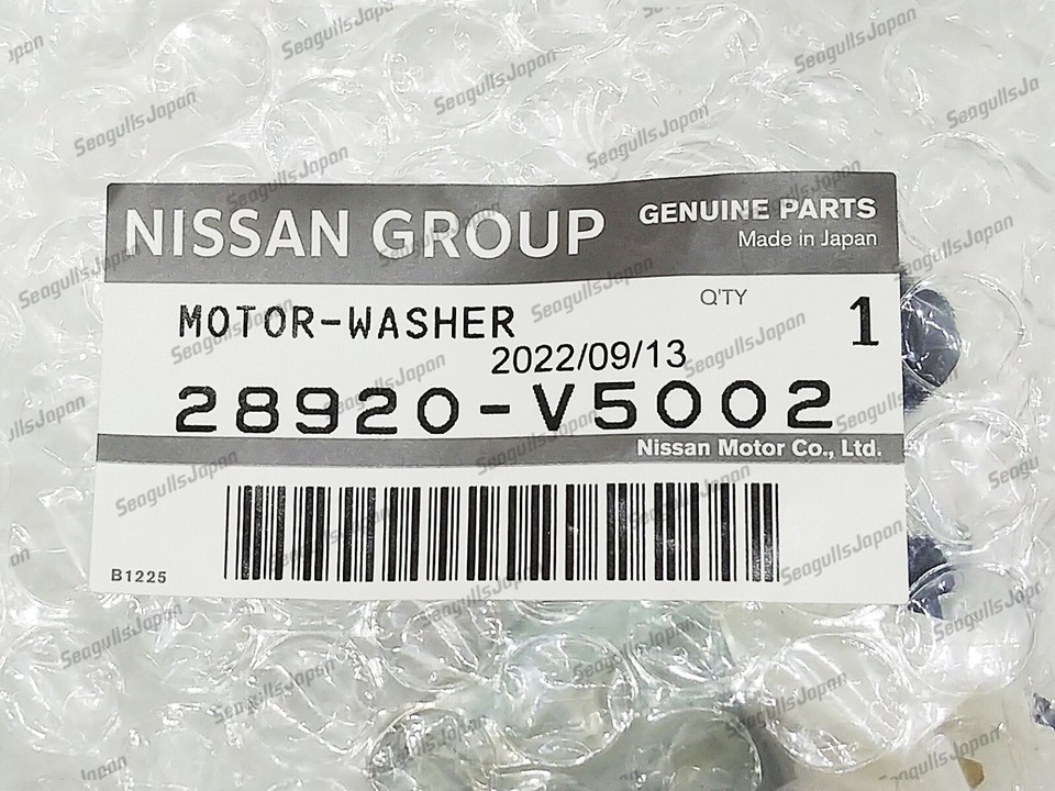 Genuine Windshield Wiper Washer Pump 28920-V5002 F/S Nissan | eBay