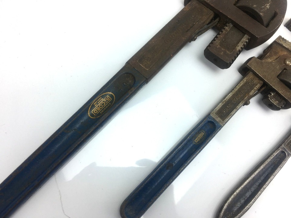 Record Pipe Wrench Pipe Wrench Stillson 24 14 10 6 inch | eBay UK