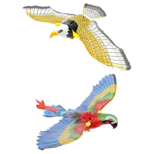 Electric Flying Bird Toy with Hanging Wire Automatic 2 AA Batteries ...