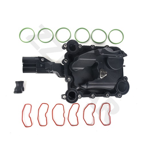 Crankcase Breather Separator PCV Valve + Intake Gaskets Fit Audi A6 A7 ...