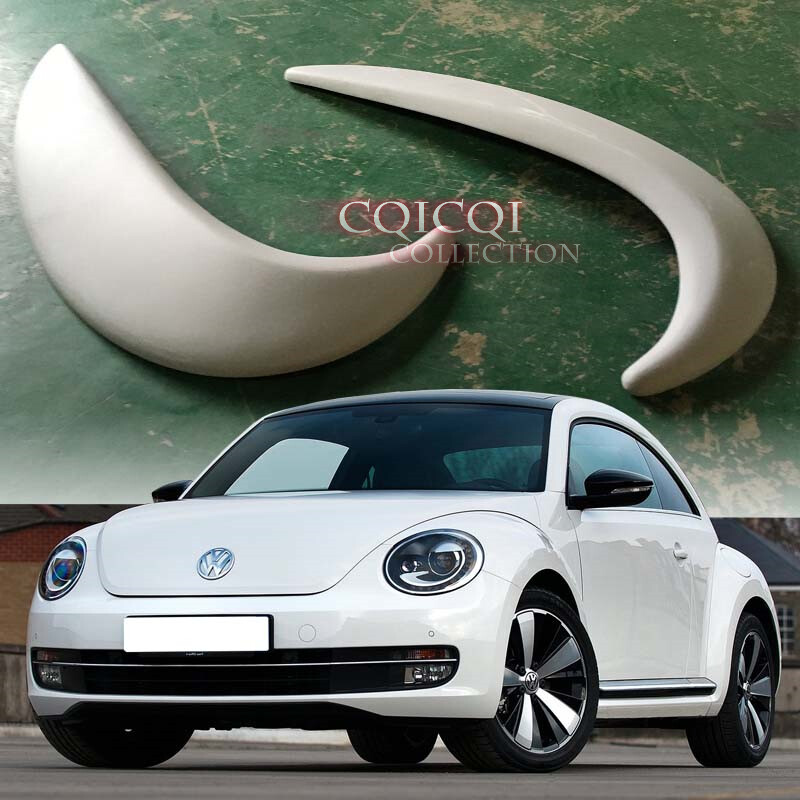 Unpainted eyebrows eyelid headlight cover for VW 12~19 Beetle coupe ...