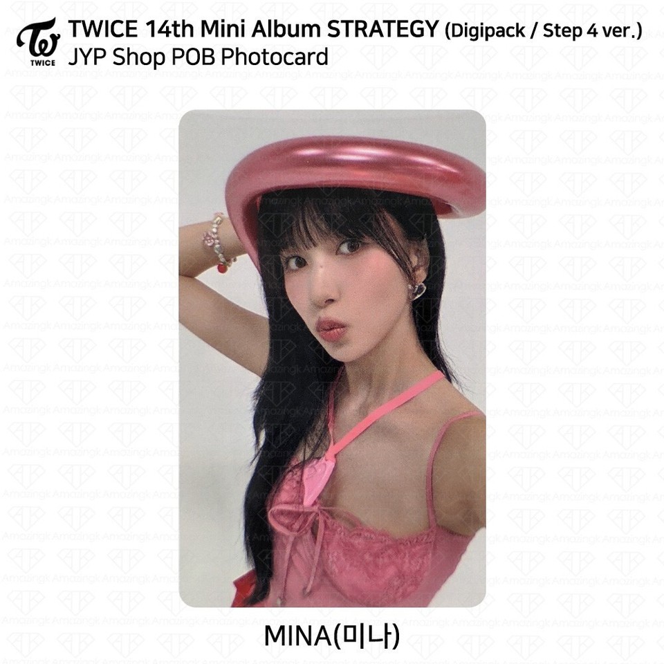 TWICE 14th Mini Album STRATEGY JYP Shop POB Photocard Step 1,2,3,4 Ver ...