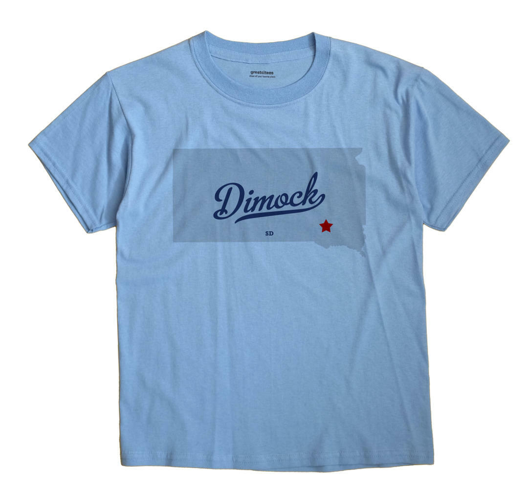 Dimock South Dakota SD T-Shirt MAP | eBay