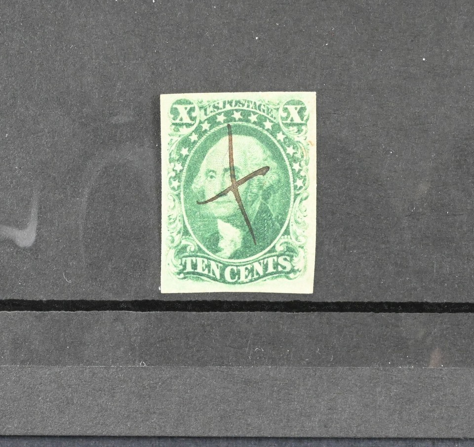 APS/APEX USA Scott # 15 VF Used Light Crease 10c Washington US Stamp ...