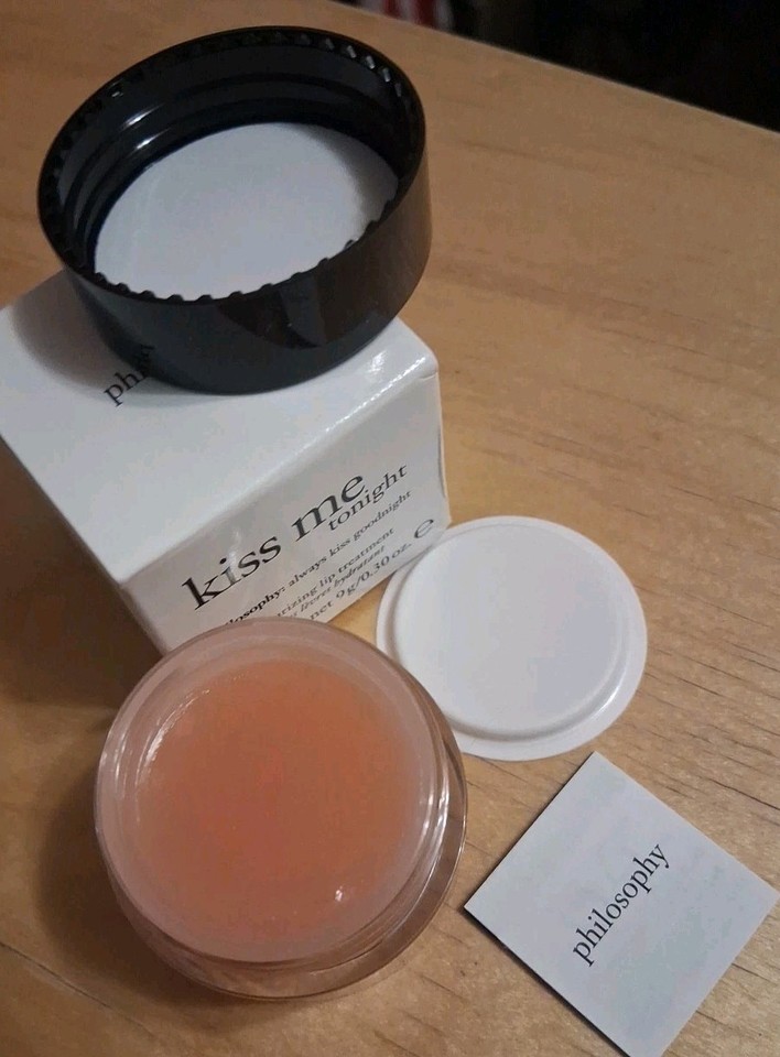 Philosophy Kiss Me Tonight Moisturizing Lip Treatment Balm New In Box ...