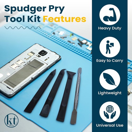 Spudger Pry Tool Kit Electronics Repair Opening Tools, Plastic & Metal ...