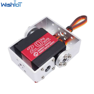 RDS3218 Dual Shaft Robot Servo Motor 20KG 25KG Digital Steering Servo w ...