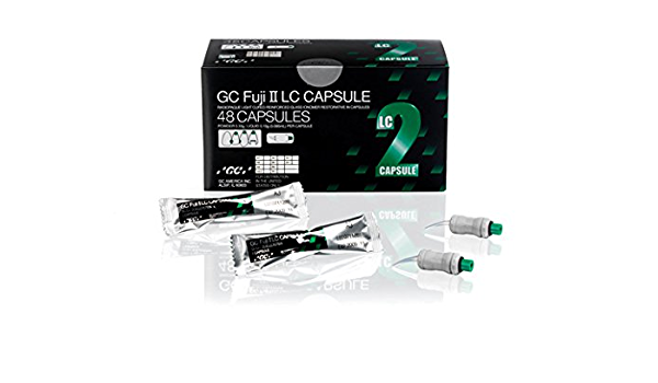 GC 000142 Fuji II LC Light Cure Glass Ionomer Restorative Capsules A4 ...