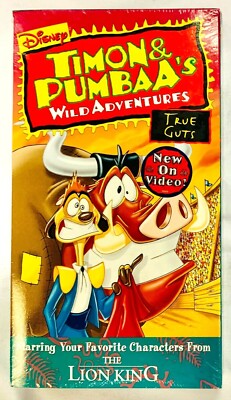 Disney Timon and Pumbaa's Wild Adventures: True Guts (VHS, 1996) New ...