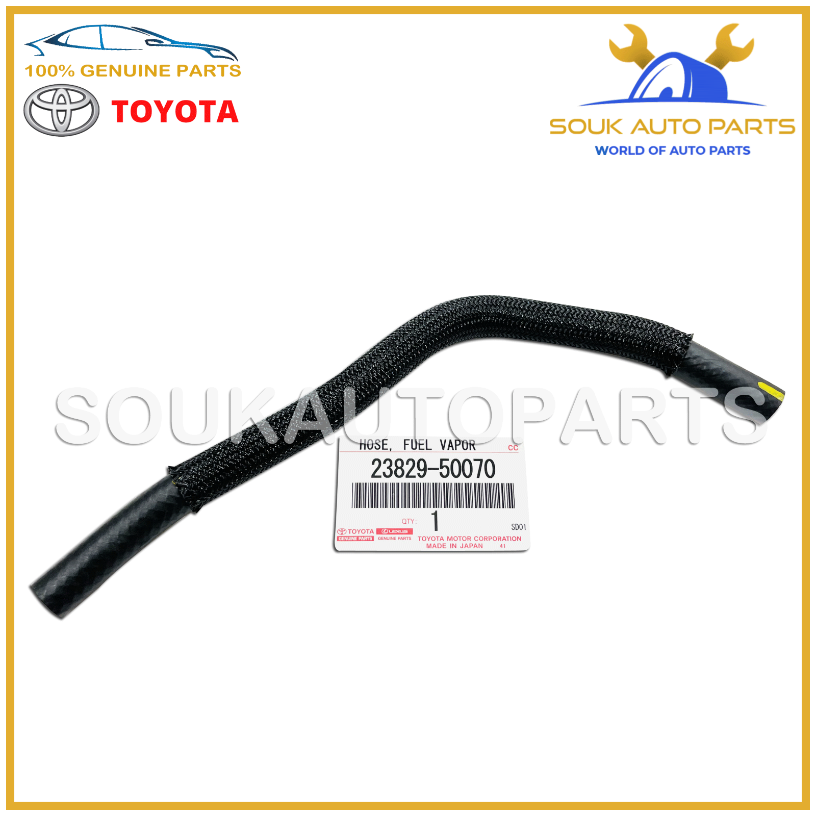 23829-50070 Genuine Toyota HOSE, FUEL VAPOR FEED 2382950070 OEM | eBay